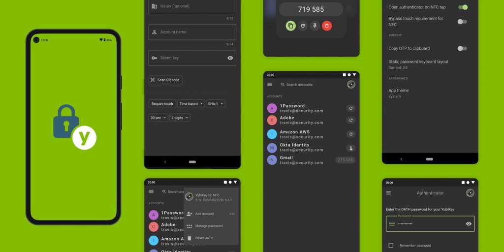 Đặt mật khẩu cho mã xác thực trên Yubico Authenticator - DigiBit