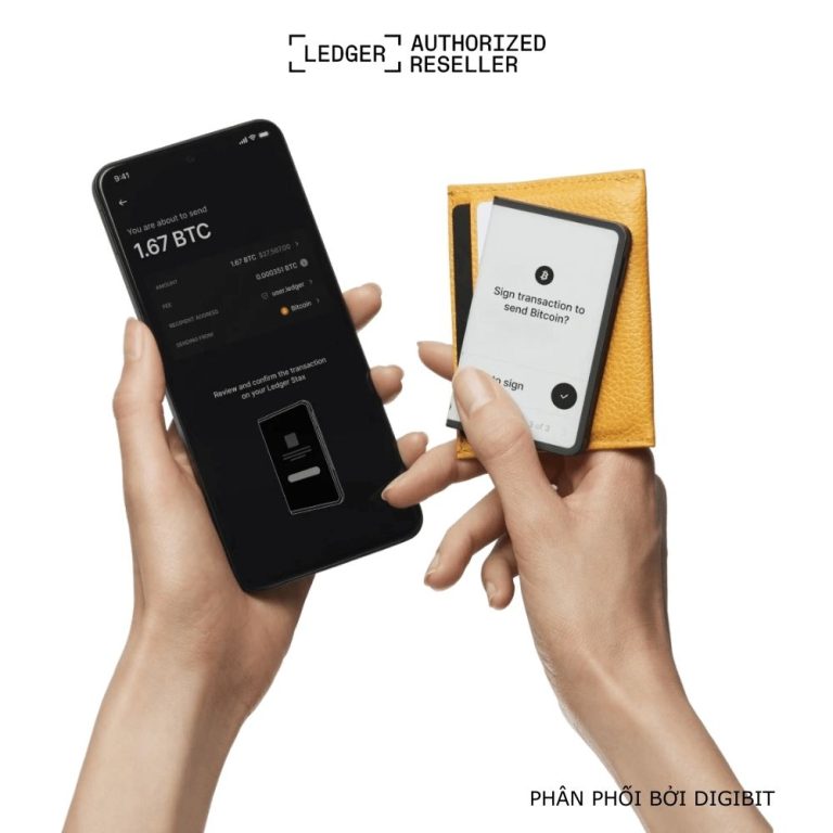 Ví lạnh Ledger Stax - Đại lý Ủy quyền DigiBit